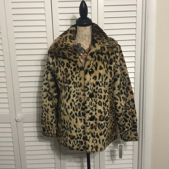 Fuda | Jackets & Coats | Bogo 5 Fuda Faux Fur Leopard Coat | Poshmark